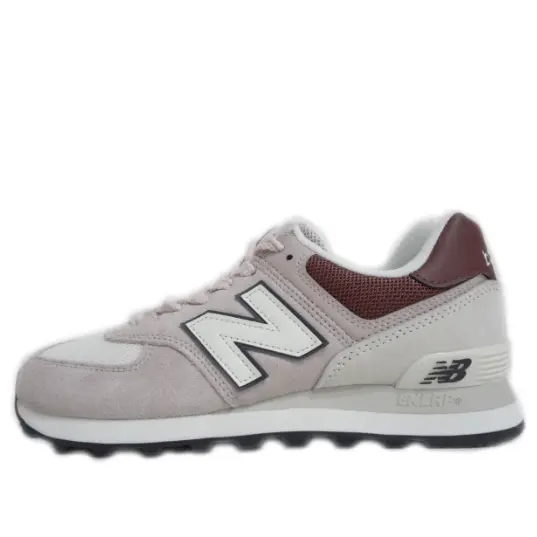 NEW BALANCE 574 Athletic Sneakers - Pink/yellow