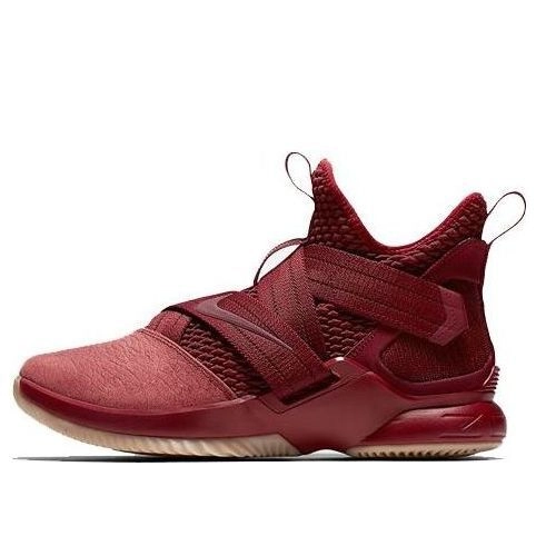 Nike Lebron Soldier 12 Sfg Ep Basketball High-top Sneakers - Dark Red