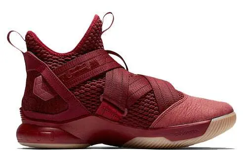 Nike Lebron Soldier 12 Sfg Ep Basketball High-top Sneakers - Dark Red