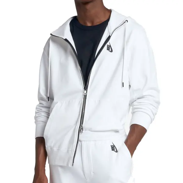 Nike Nrg Full-zip Hoodie - White/black
