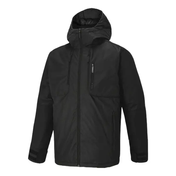Adidas Down Feather Hooded Jacket - Default Color