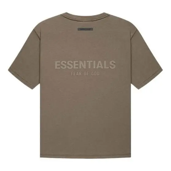 Fear Of God Fw21 Logo Tee 'harvest - Brown