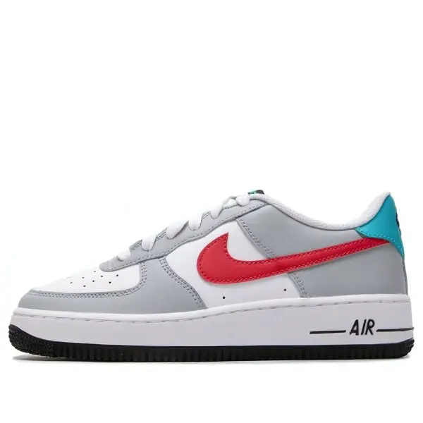 Nike Force 1 Low Sneakers - Grey/red/blue