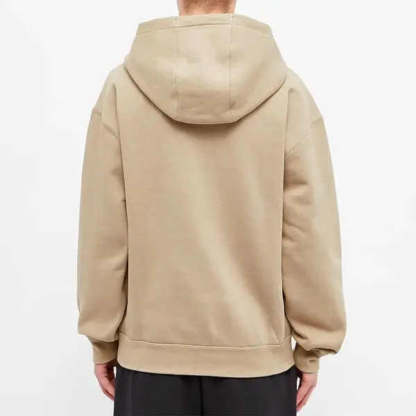 Nike Casual Sports Drawstring Fleece Lined Long Sleeve Hoodie - Khaki