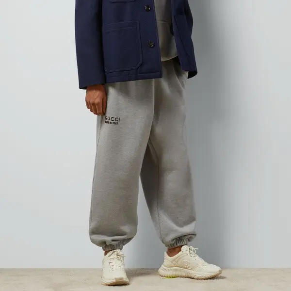 Gucci Cotton Sweattrouser With Print