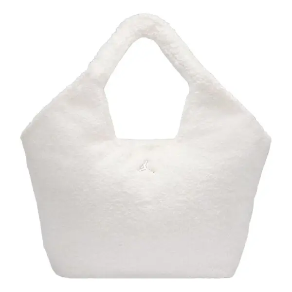 JORDAN High-pile Tote - White
