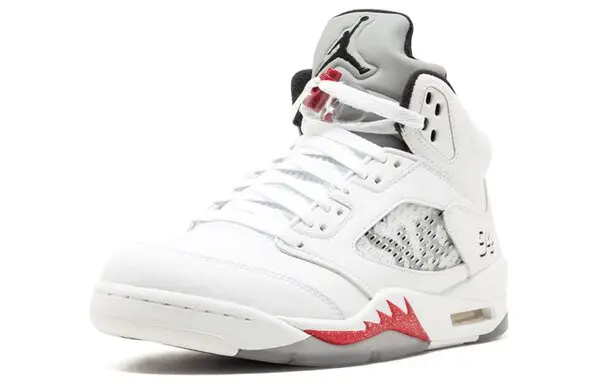 JORDAN Supreme X 5 Retro High Top Sneakers - White