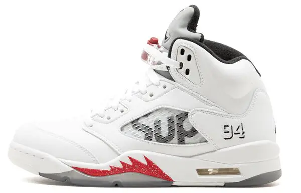 JORDAN Supreme X 5 Retro High Top Sneakers