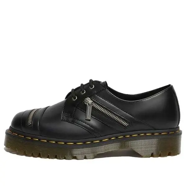 Dr. Martens 1461 Bex Zip Leather Shoes - Black