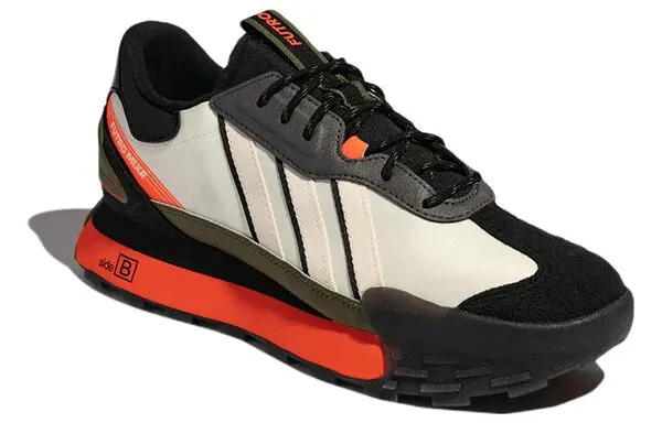 Adidas Neo Futro Mixr Retro Athleisure Casual Sports Shoe - Black/white/orange