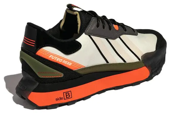 Adidas Neo Futro Mixr Retro Athleisure Casual Sports Shoe - Black/white/orange