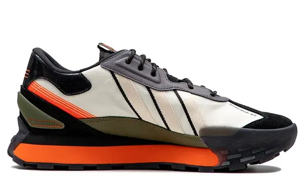 Adidas Neo Futro Mixr Retro Athleisure Casual Sports Shoe - Black/white/orange
