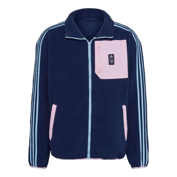 Adidas Logo Colorblocked Fleece Jacket