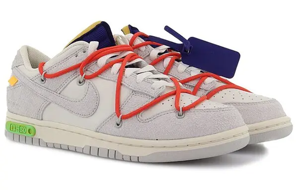 Nike X Off-white Dunk Low "the 50" Collection Lot - Gray/white