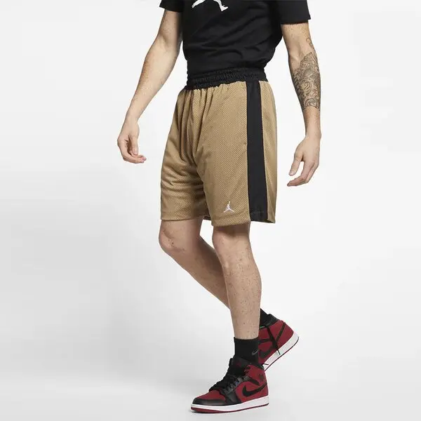 JORDAN X Clot Mesh Crossover Sports Shorts - Creamy