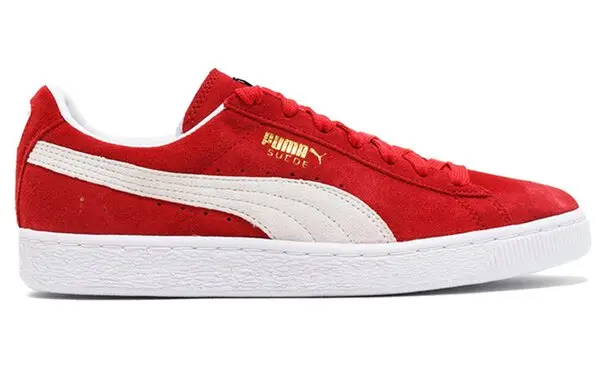 PUMA Suede Classic Low Top Sneakers - Red