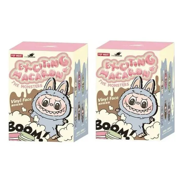 POP MART The Monsters Labubu 1.0 Tasty Macarons Sealed Case - Multi-color