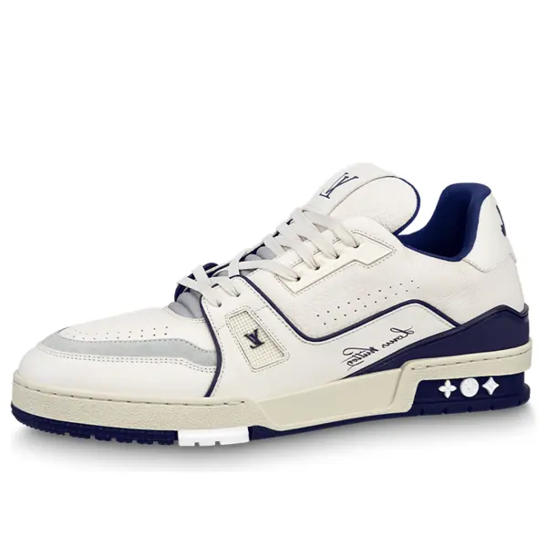 LOUIS VUITTON Trainer Sneakers - White/navy
