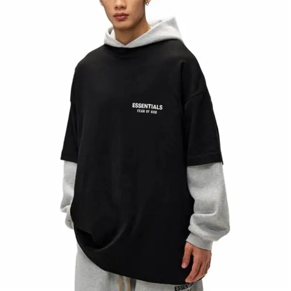 Fear Of God Jersey Crewneck Tee 'black
