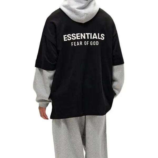 Fear Of God Jersey Crewneck Tee 'black
