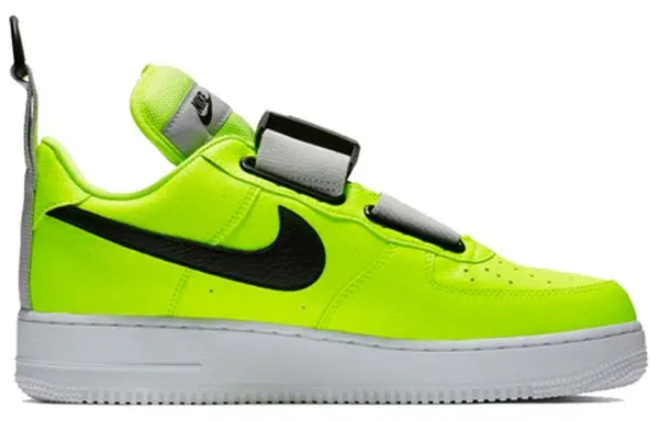 Nike Force 1 Low Utility 'volt' Sneakers - Volt/white-black