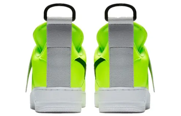 Nike Force 1 Low Utility 'volt' Sneakers - Volt/white-black
