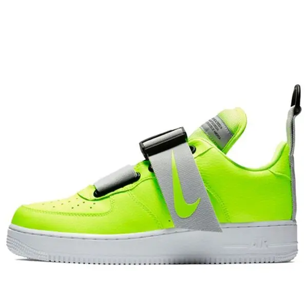 Nike Force 1 Low Utility 'volt' Sneakers - Volt/white-black