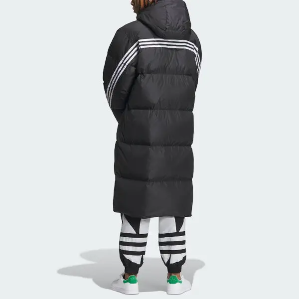 Adidas Long Down Puffer Jacket With Hood