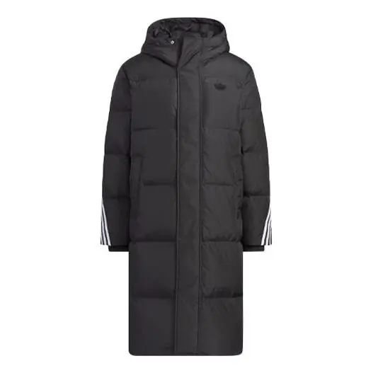 Adidas Long Down Jacket - Black