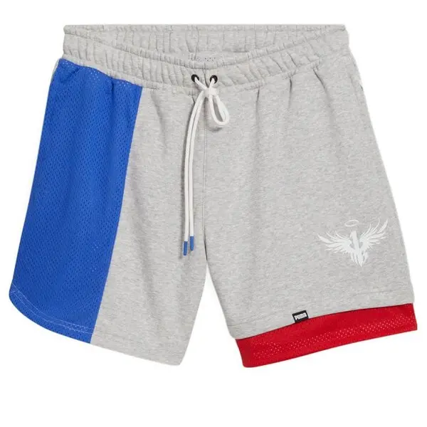 PUMA X Melo Ralph Shorts - Grey/blue/red