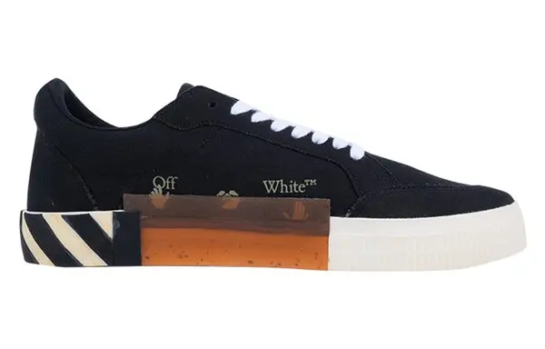 Off-White Low Vulcanized Sneakers - Black