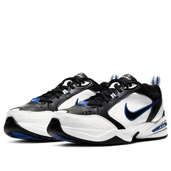 Nike Monarch Iv 4e Wide Athletic Sneakers - Black/white/blue
