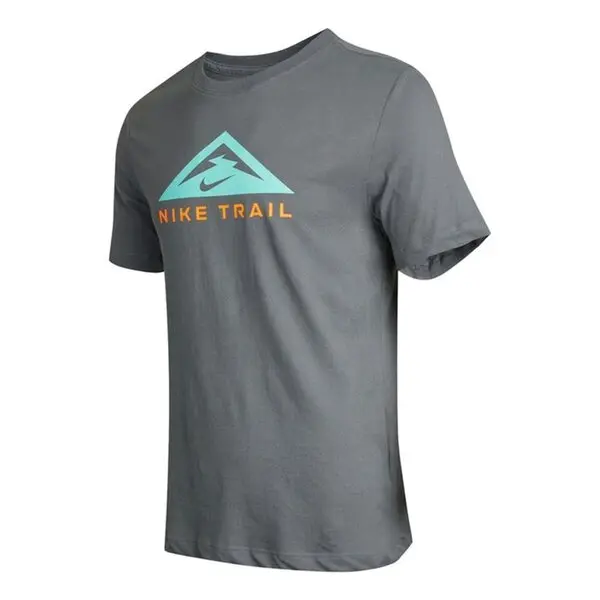 Nike Trail Short Sleeve T-shirt - Dark Gray