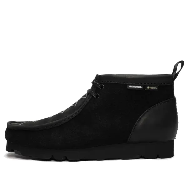 Clarks X Neighborhood Wallabee Boots Gtx Combi Suede - Black