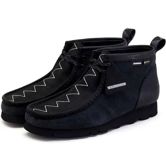 Clarks X Neighborhood Wallabee Boots Gtx Combi Suede