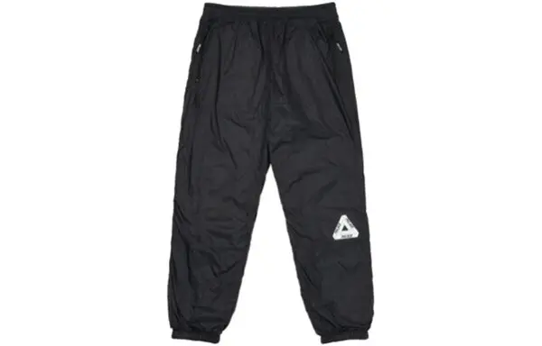 PALACE Polar Grid Reverse Bottoms - Black