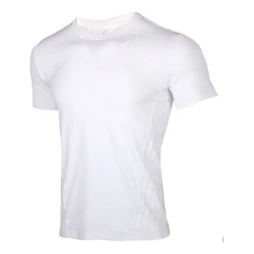 Adidas Aeroready Training Sports Round Neck Short Sleeve - White