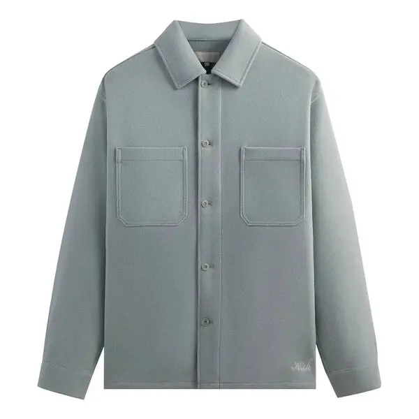 Kith Felted Jersey Ace Buttondown 'brine - Grey