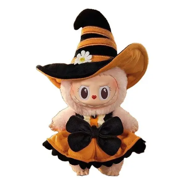 POP MART Labubu Magic Of Pumpkin Mokoko Vinyl Plush Pendant - Multi-color