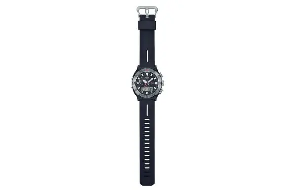 Casio Pro Trek Analog-digital Watch With Stainless Steel Bezel