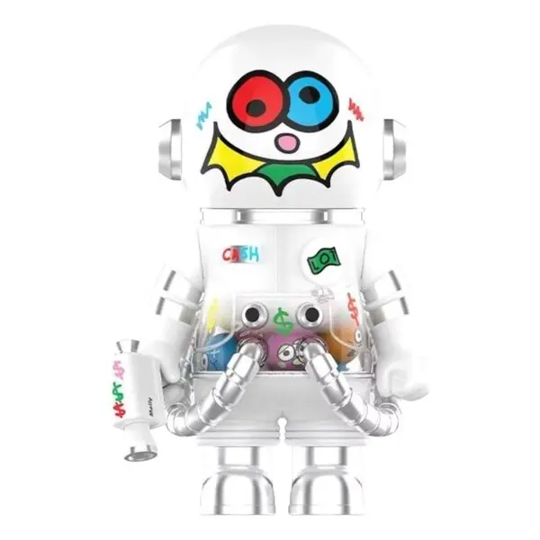 POP MART Mega Space Molly 400% Jon Burgerman Collaboration - Multi-color