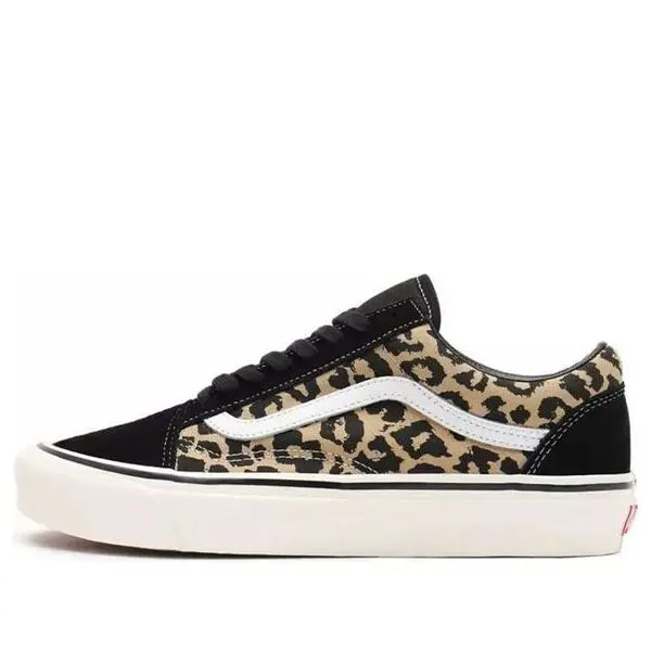 VANS Old Skool 36 Dx Anaheim Factory Leopard Print Sneakers - Black/brown