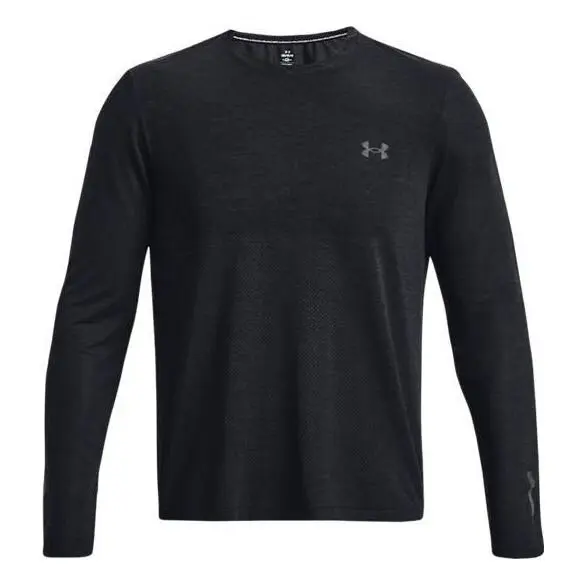 Under Armour Seamless Stride Long Sleeve Top - Black
