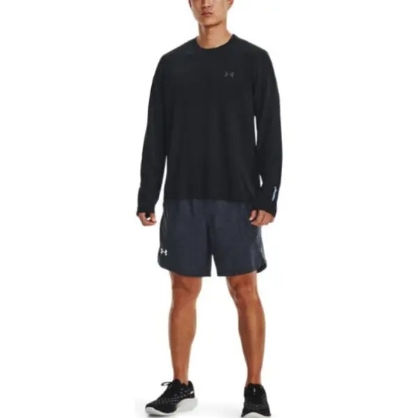 Under Armour Seamless Stride Long Sleeve Top - Black