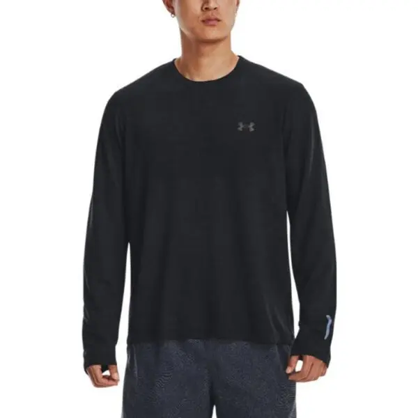 Under Armour Seamless Stride Long Sleeve Top - Black