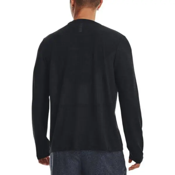 Under Armour Seamless Stride Long Sleeve Top - Black