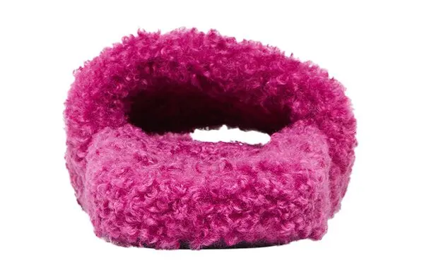 Balenciaga Cities Paris Furry Slides