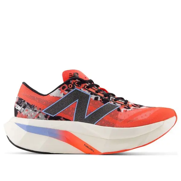 NEW BALANCE Fuelcell Supercomp Elite V4 Marathon Running Sneakers - Urgent Red/white/black