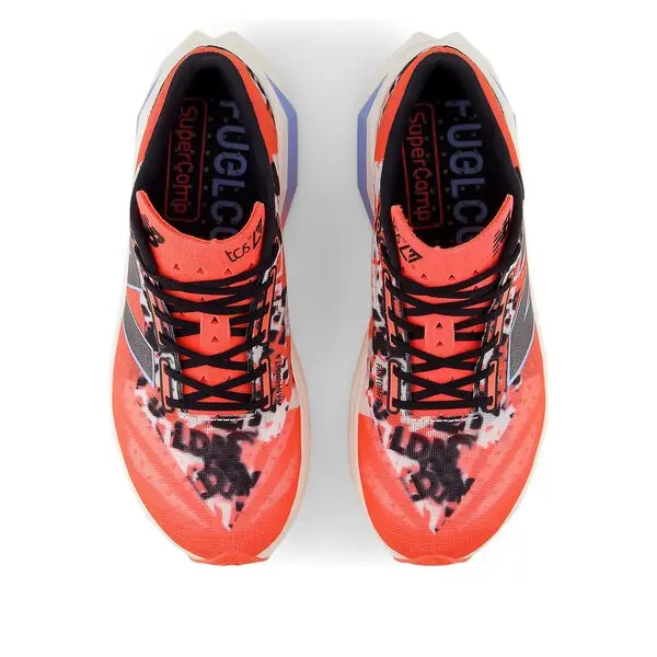 NEW BALANCE Fuelcell Supercomp Elite V4 Marathon Running Sneakers - Urgent Red/white/black