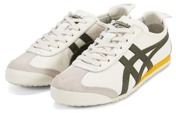 Onitsuka Tiger Mexico 66 "white Beige Green" Sneakers - White/beige/green